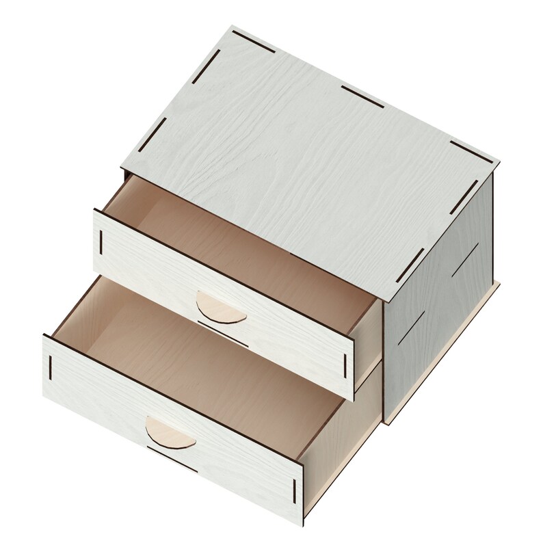 Drawer Laser Cut Files Svgdxfpdfaicdreps Laser Files - Etsy
