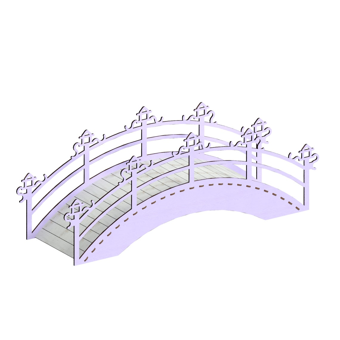 Bridge Model Laser Cut Files Svgdxfpdfaicdreps Laser | Etsy