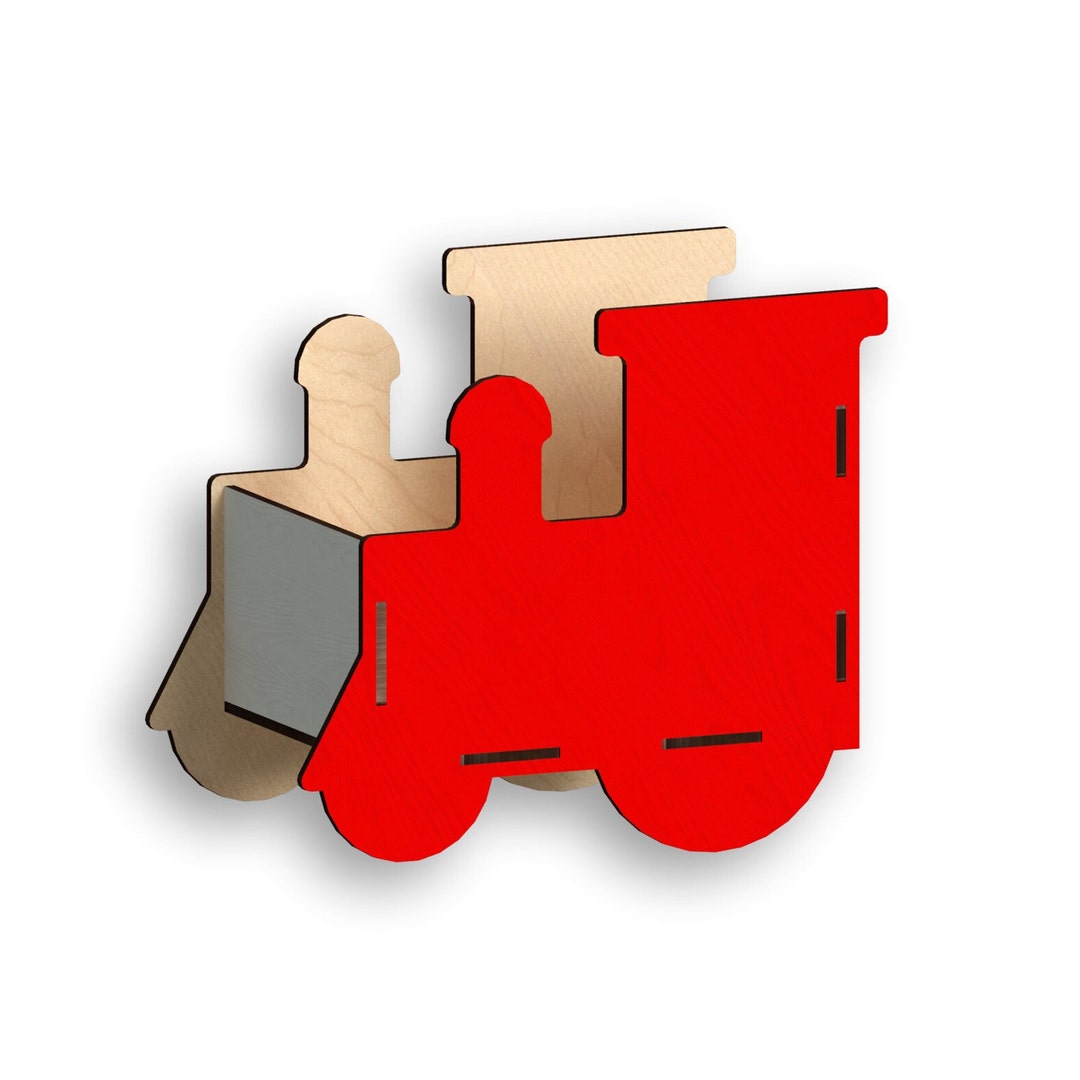 Train Box,laser Cut Files, Laser Cut Template, Vector for Laser, Laser ...