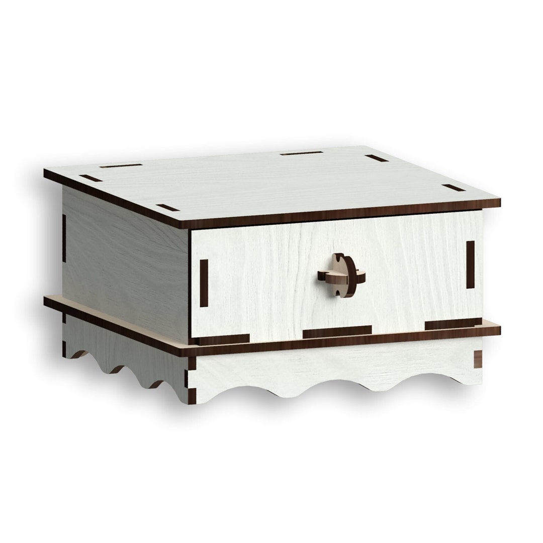 Laser Cut Drawer Box Template, Vector Files (digital Download) - Etsy