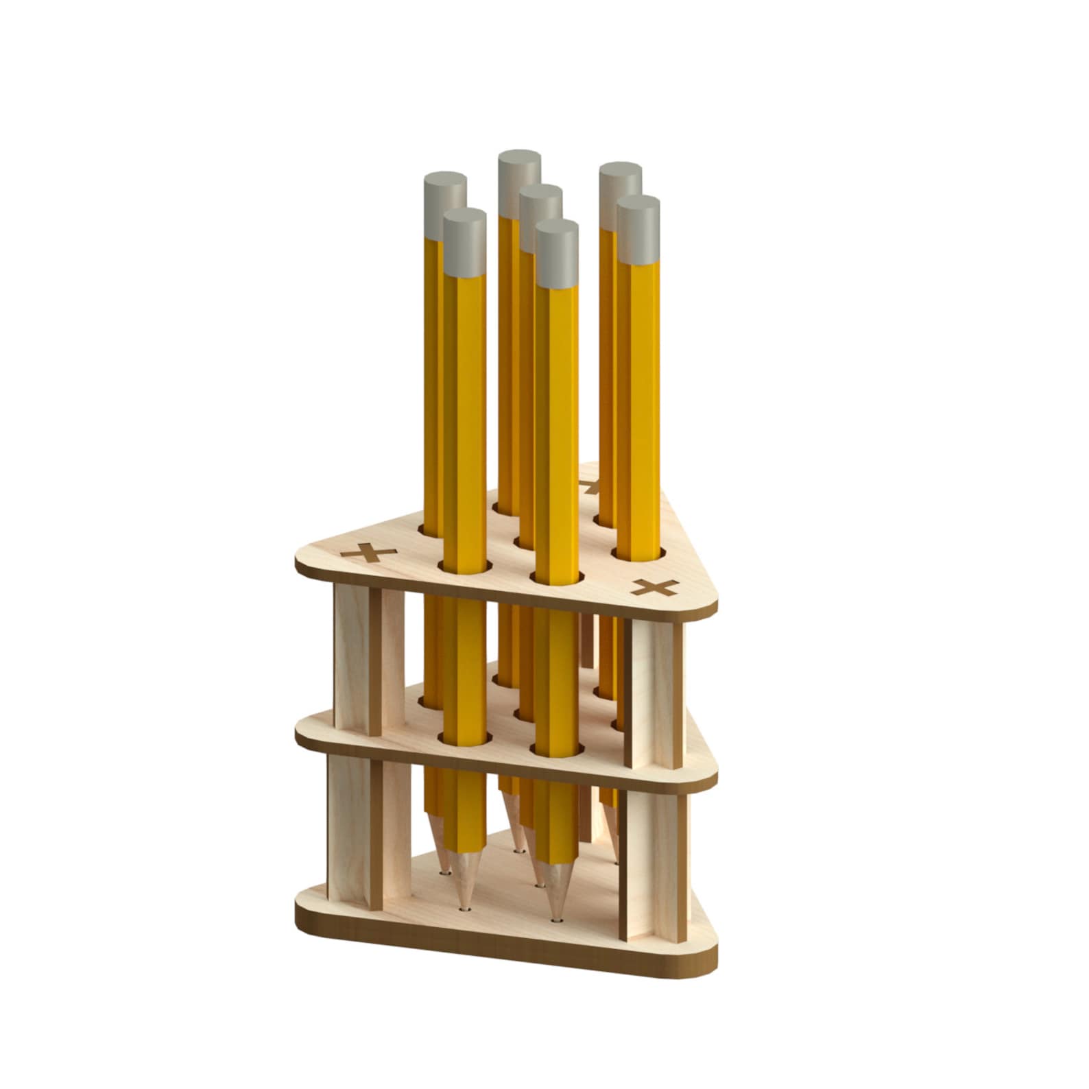 Pen Holder Laser Cut Files SvgDxfPdfAiCdrEps laser | Etsy