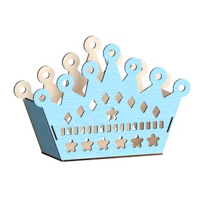 Crown Box,laser Cut Files, Laser Cut Template, Vector for Laser, Laser ...