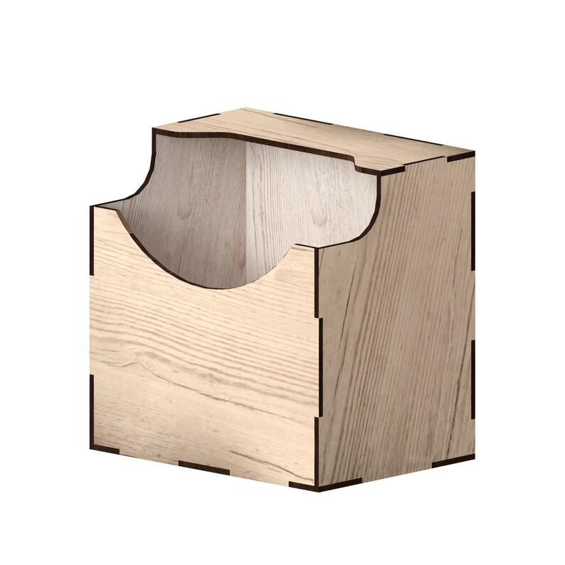 Napkin Holder Laser Cut Files: SVG DXF PDF (instant Download) - Etsy