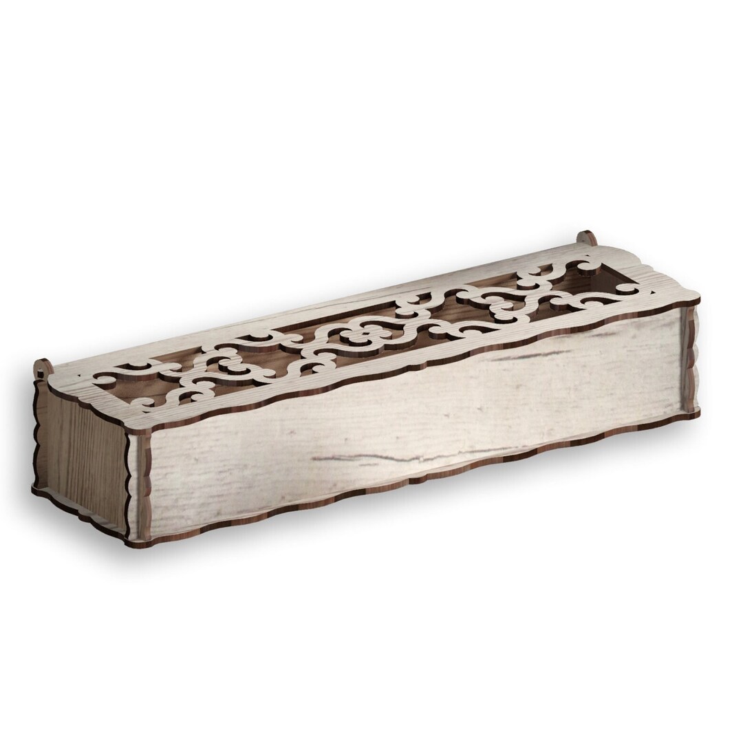 Scroll Invitation Box, Laser Cut Files - Svg+dxf+pdf+ai+cdr+eps - Laser ...