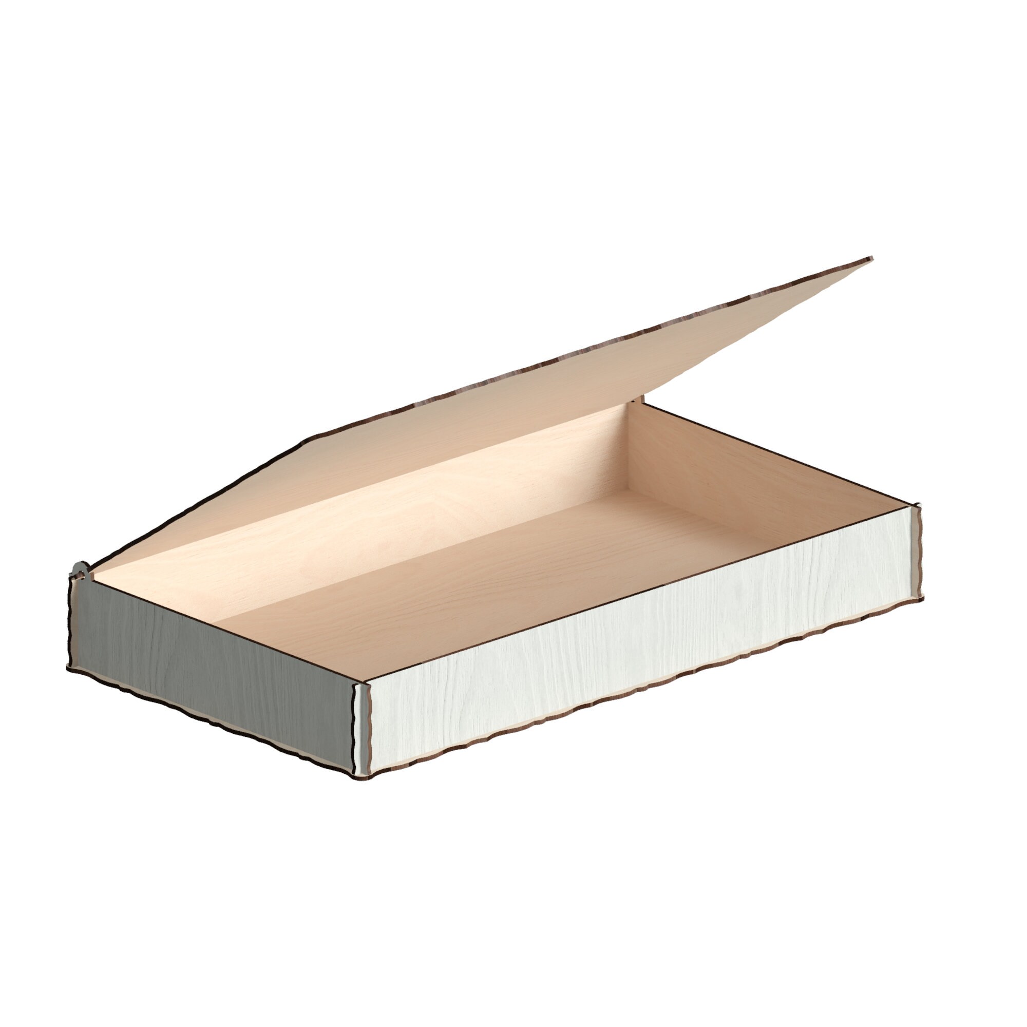 Large Box With Lid Laser Cut Files Laser Cut Template Laser | Etsy