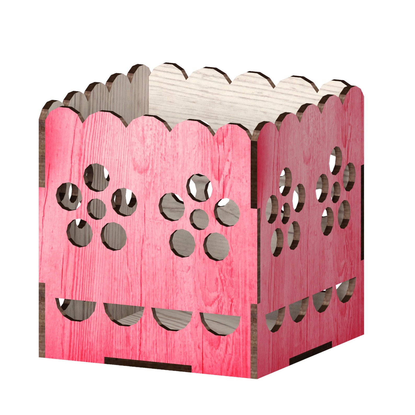 Flower Box Laser Cut Files Laser Cut Template Laser Cut - Etsy