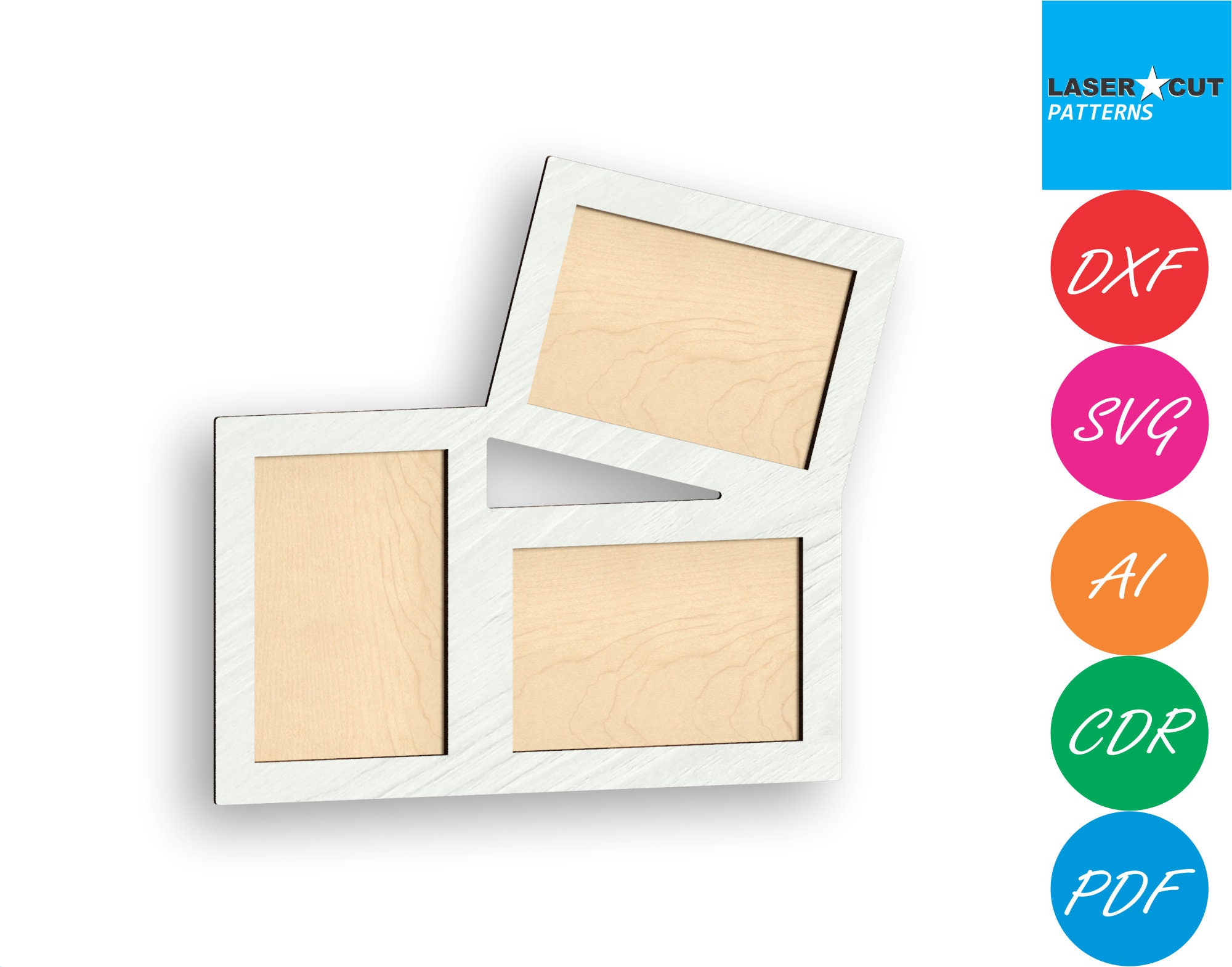 Picture Frame Pattern Vector for Laser Cutting Cncsvglaser - Etsy