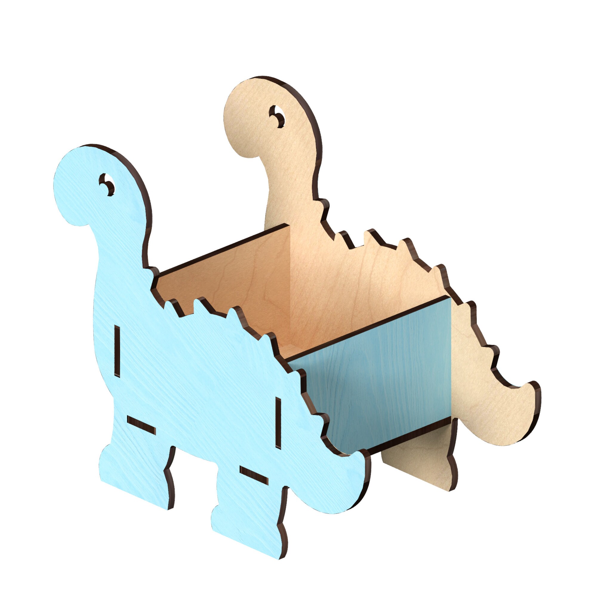 Dinosaur Boxlaser Cut Files Laser Cut Template Vector for | Etsy