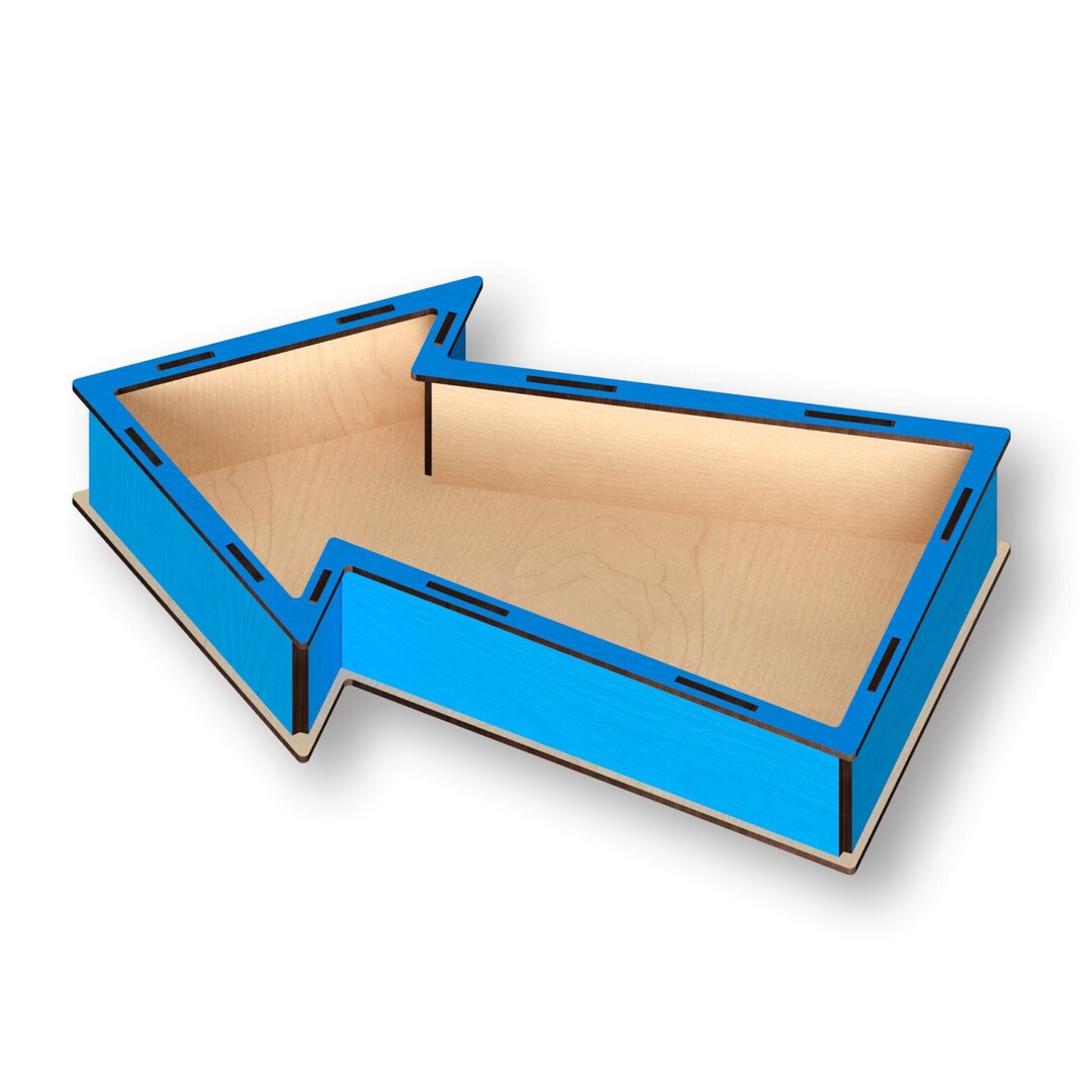 Arrow Box, Laser Cut Files, Laser Cut Template, Laser Cut Pattern ...