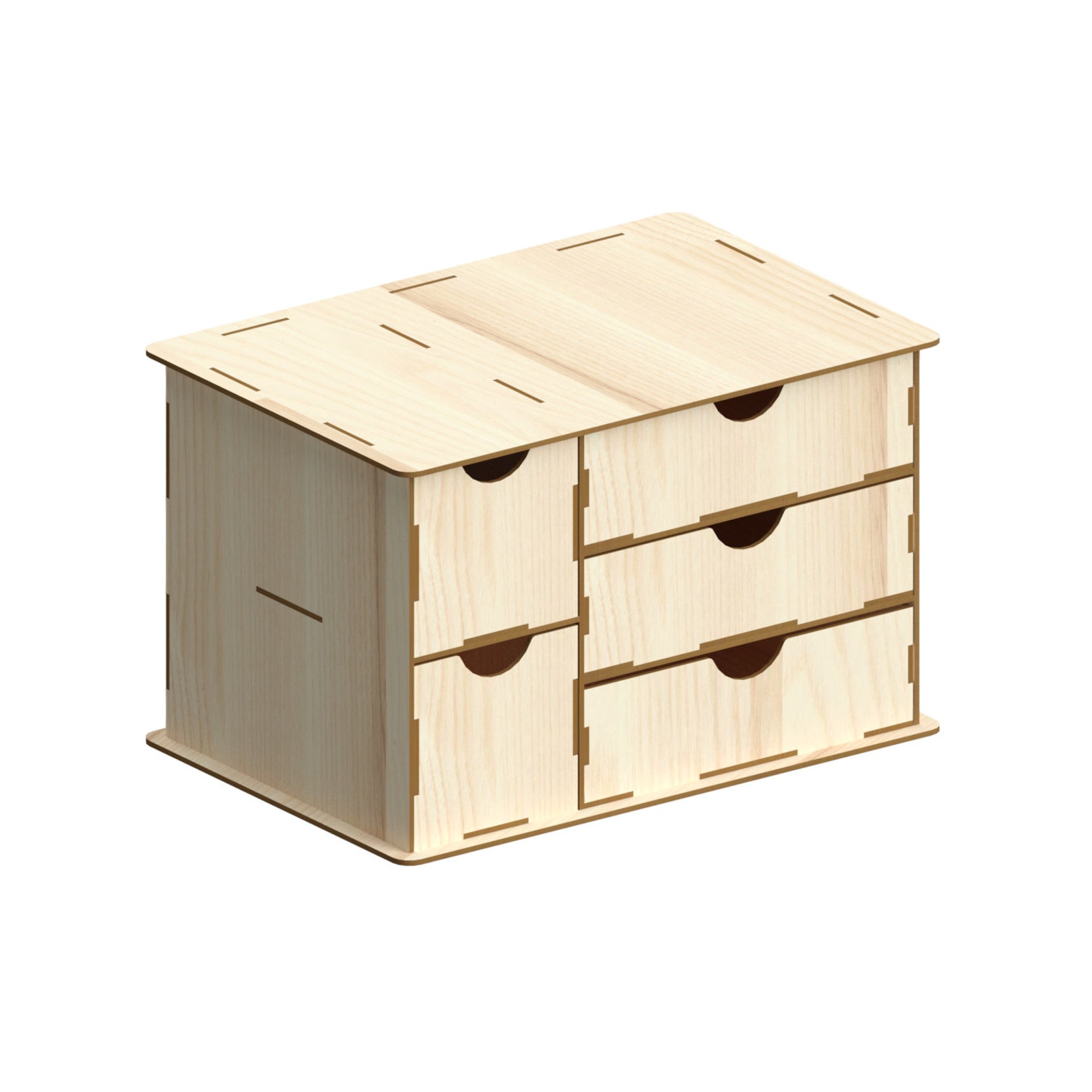 Drawer Organizer Laser Cut Files SvgDxfPdfAiCdrEps | Etsy