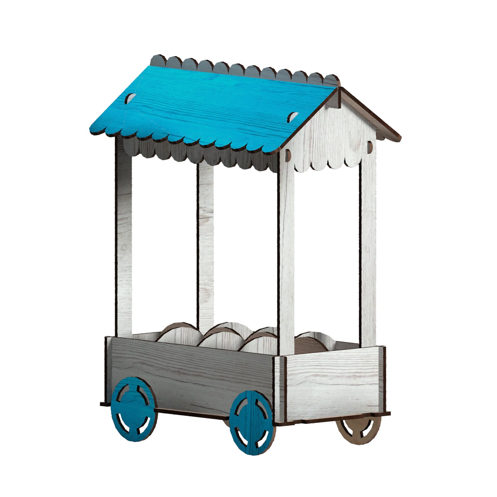 Candy Cartlaser Cut Files Laser Cut Template Vector for - Etsy