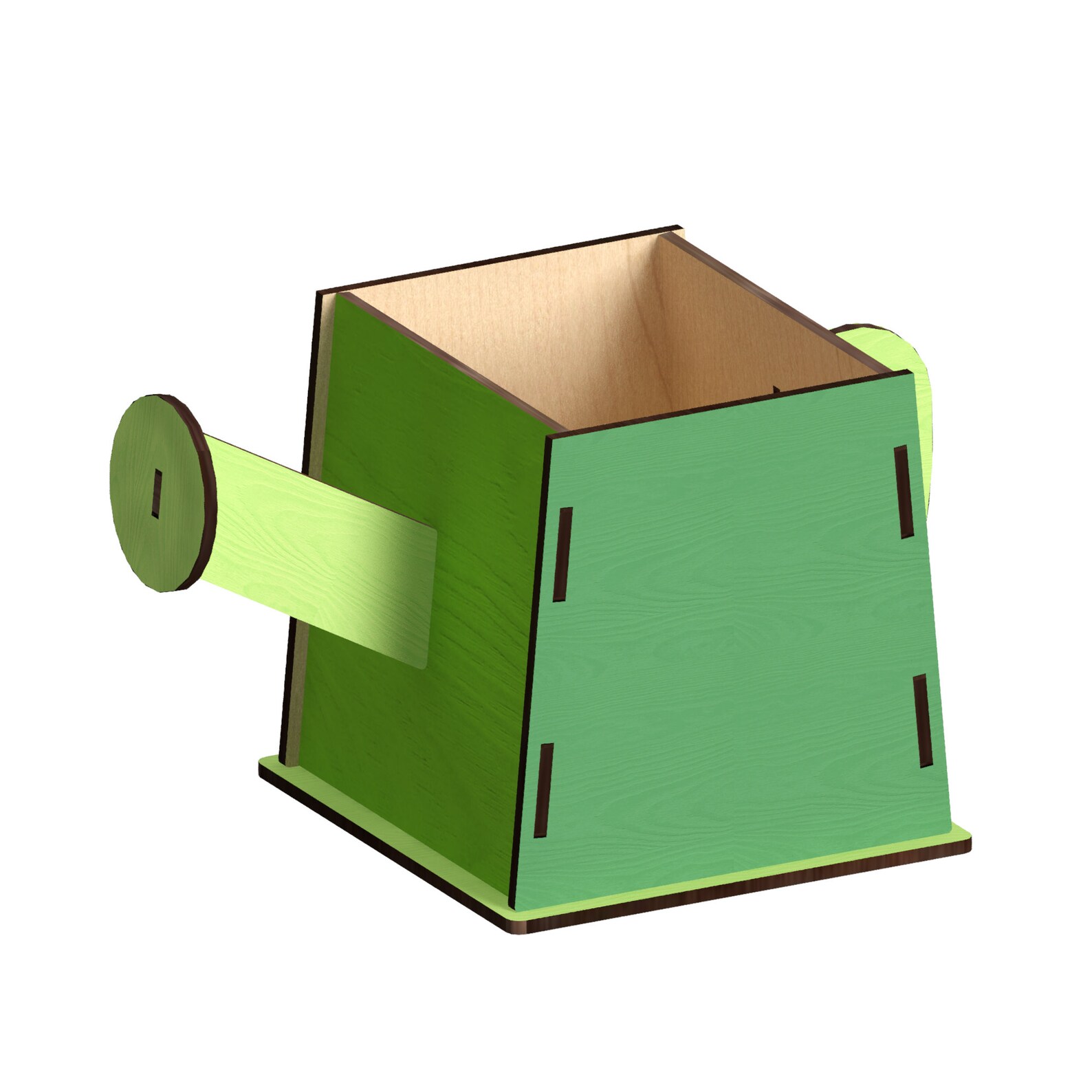 Watering Can Box Laser Cut Files Laser Cut Template Laser | Etsy