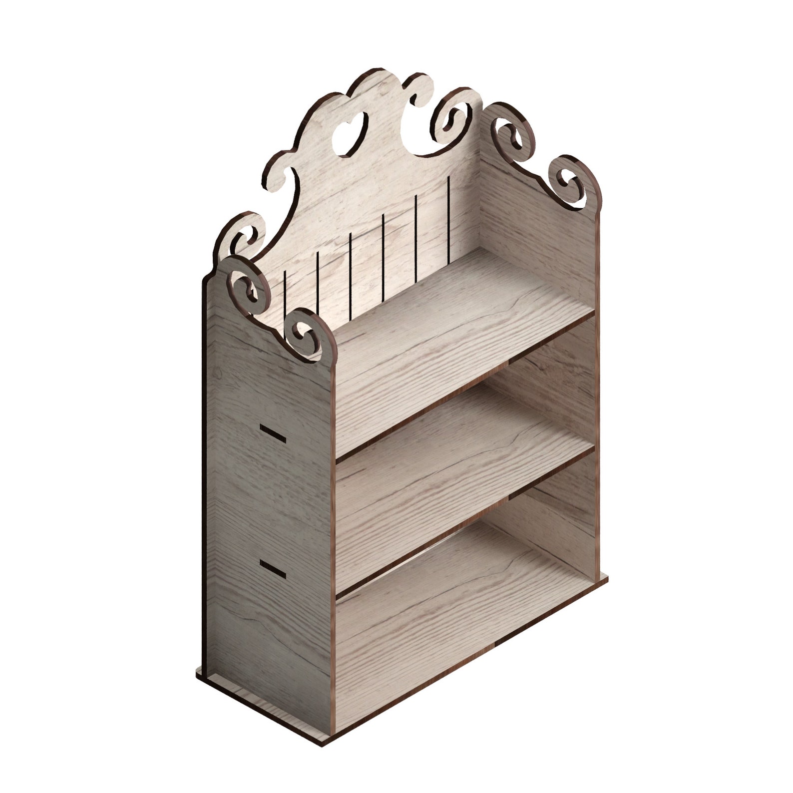 Vintage Shelflaser Cut Files Laser Cut Template Vector for | Etsy