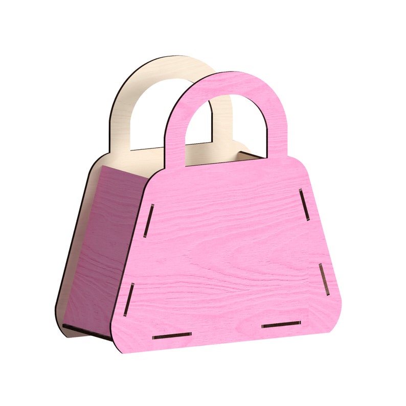 Handbag Laser Cut Files Laser Cut Template Laser Cut | Etsy