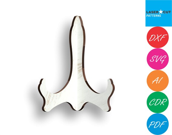 Frame Stand Plate Stand Laser Cut Files - Etsy Hong Kong