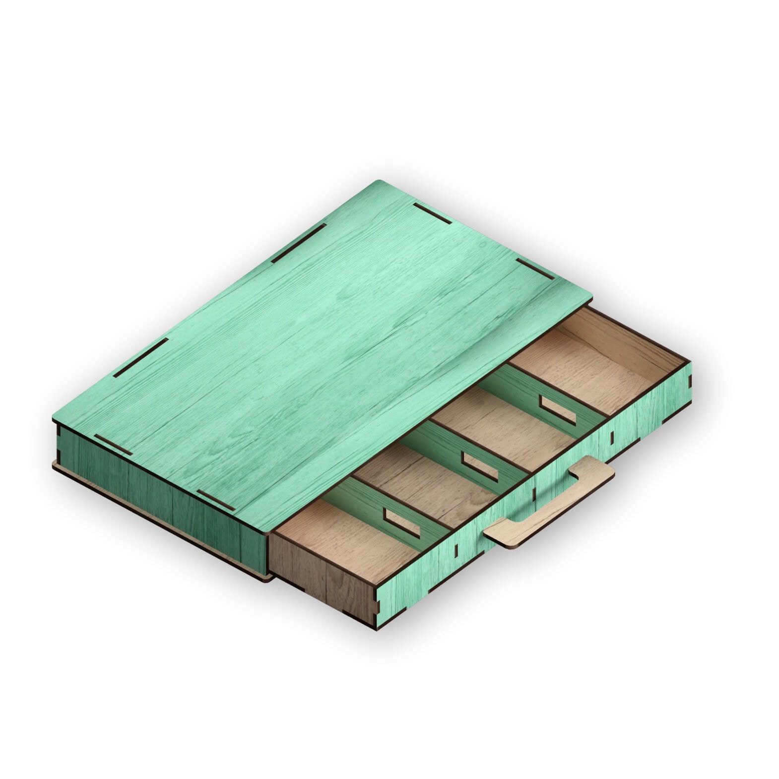Money Drawer Laser Cut Files: Vector Template (3mm) - Etsy
