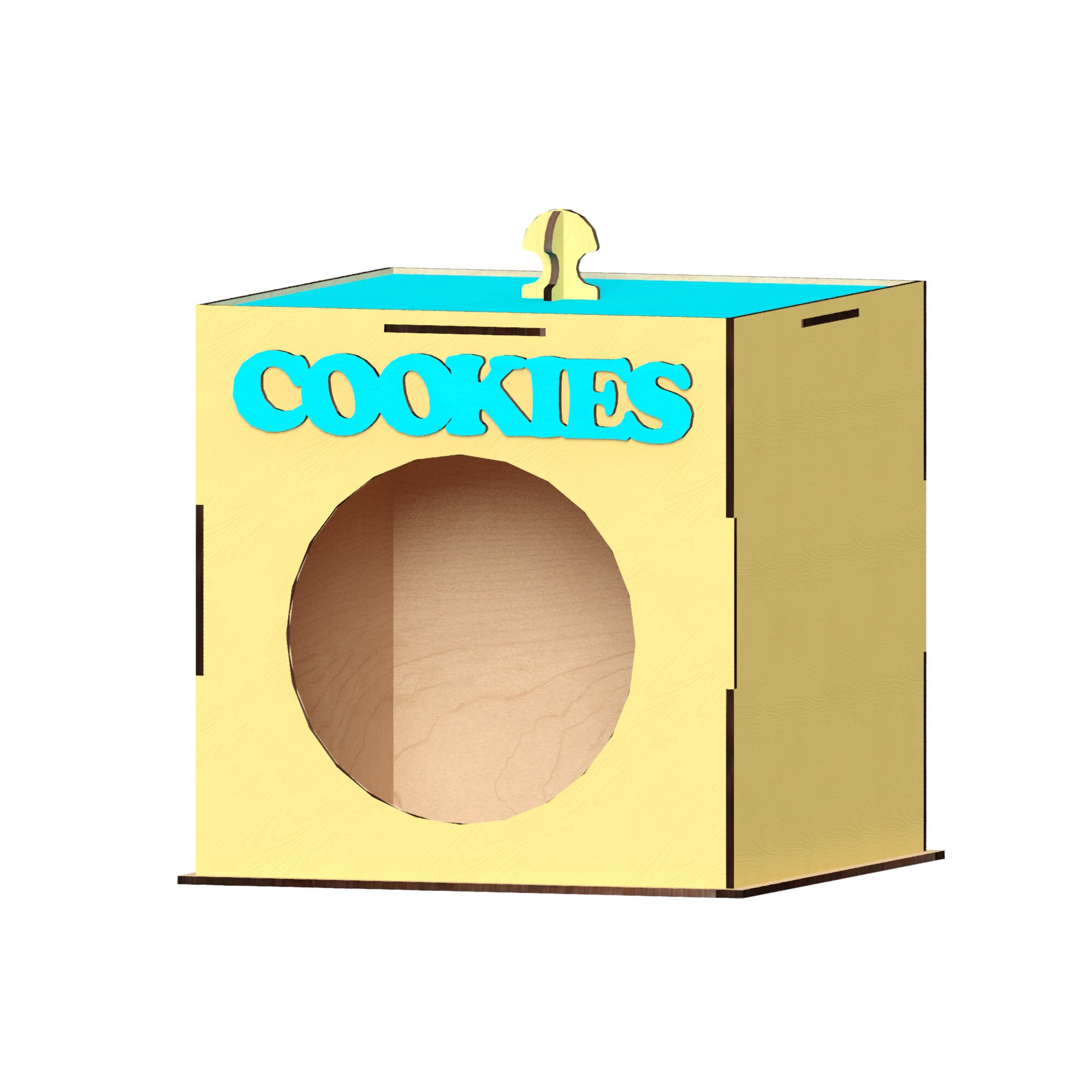 Vintage Cookies Boxlaser Cut Files Laser Cut Template | Etsy