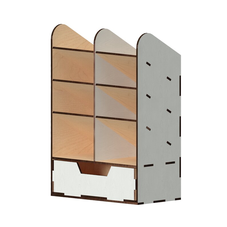 Desktop Storage Box Pattern Vector for Laser Cutting - Etsy