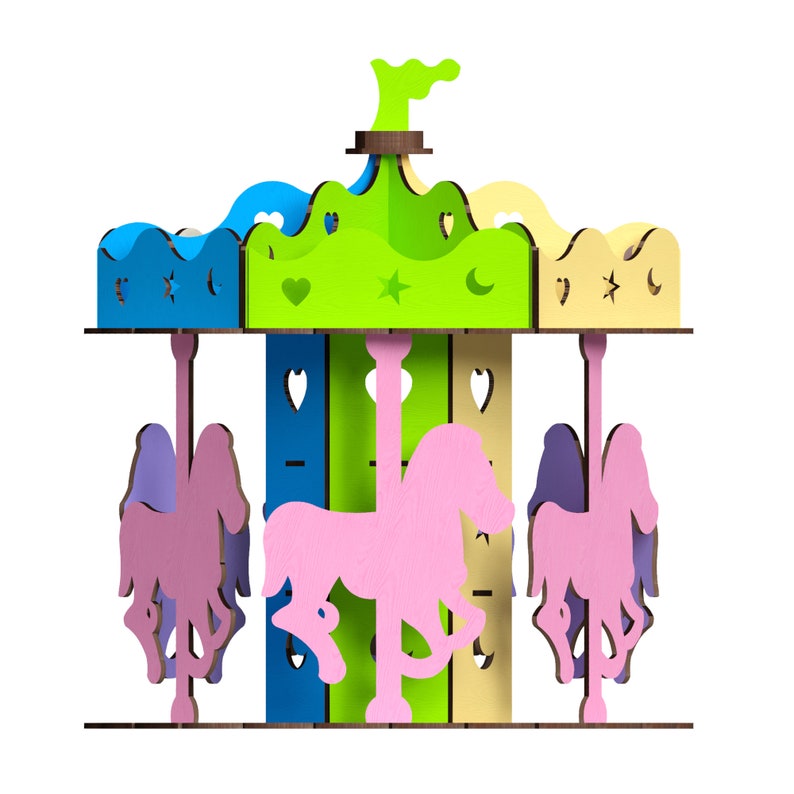 Candy Bar Carousellaser Cut Files Laser Cut Template Vector | Etsy