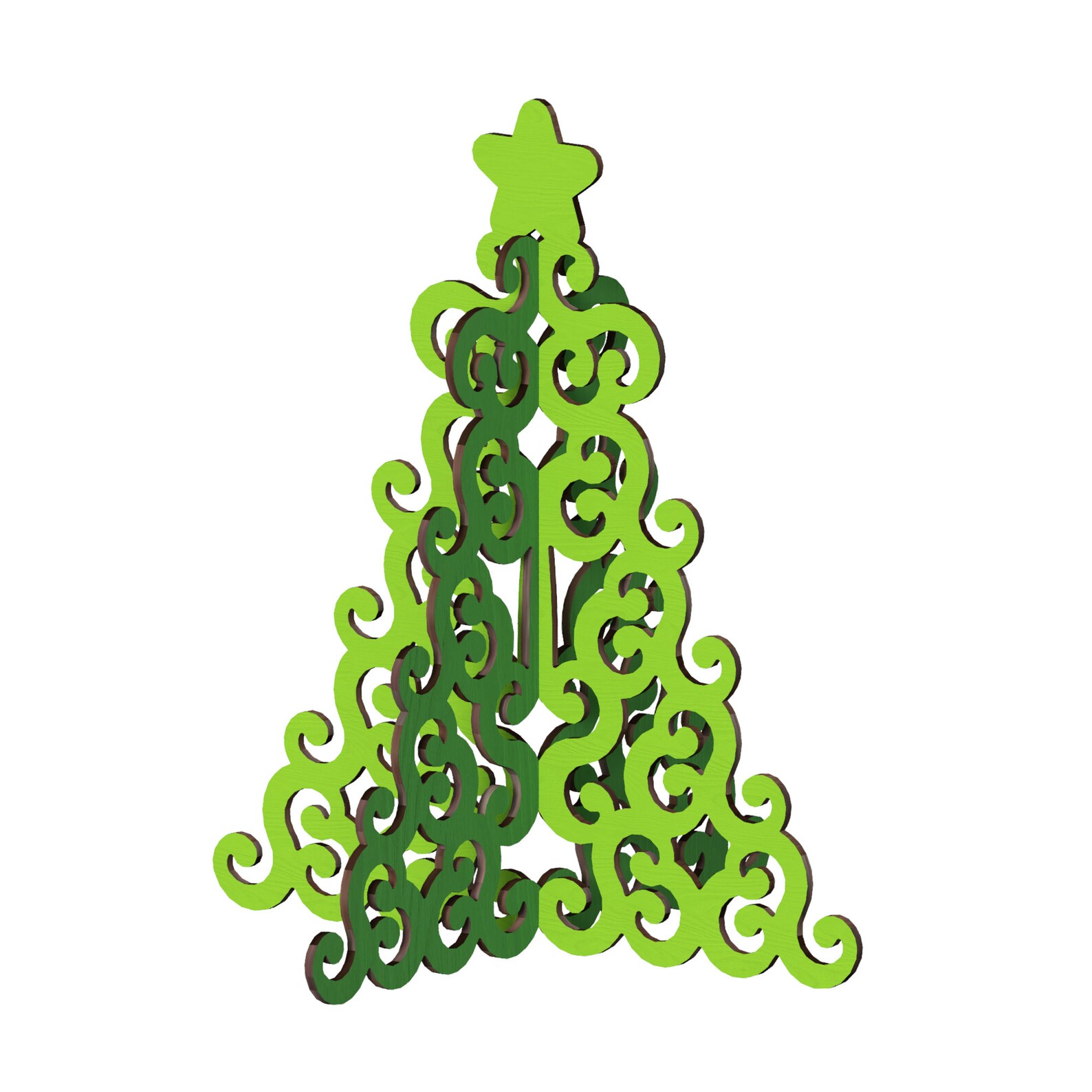 Christmas Tree Laser Cut Files SvgDxfPdfAiCdrEps | Etsy