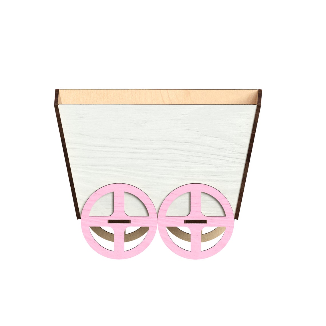 Cart Box Pattern Vector for Laser Cutting Cncsvglaser Cut - Etsy