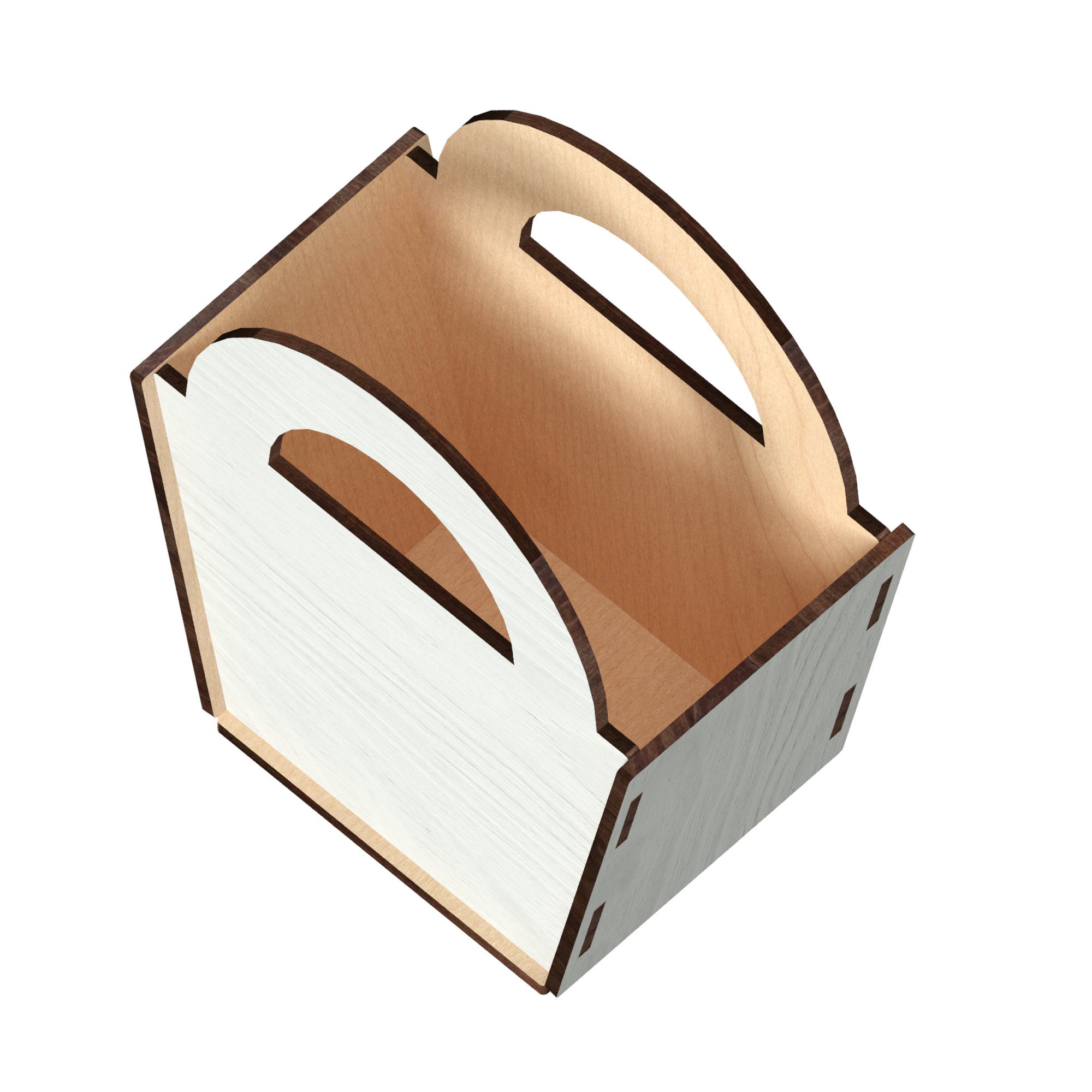 Laser Cut Bag Box Pattern: CNC Vector Template (digital Download) - Etsy