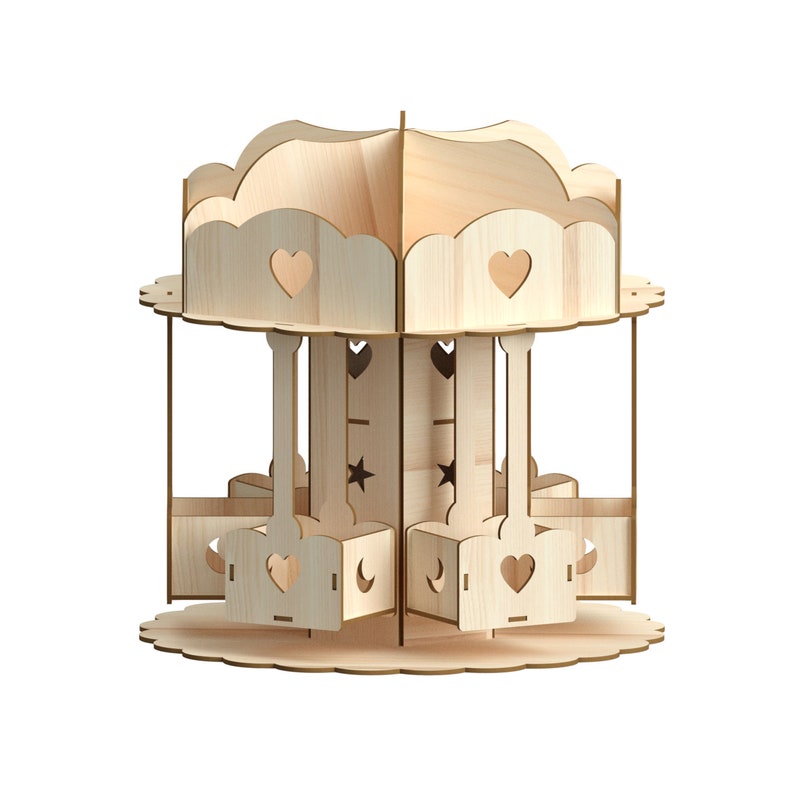 Candy Bar CarouselLaser Cut Files laser cut template Vector | Etsy