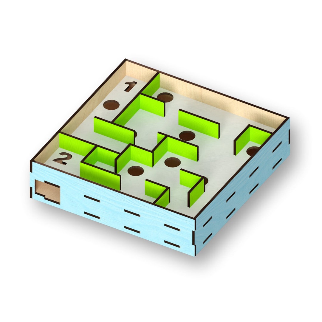 Marble Labyrinth Game: Laser Cut Files (digital Download) - Etsy