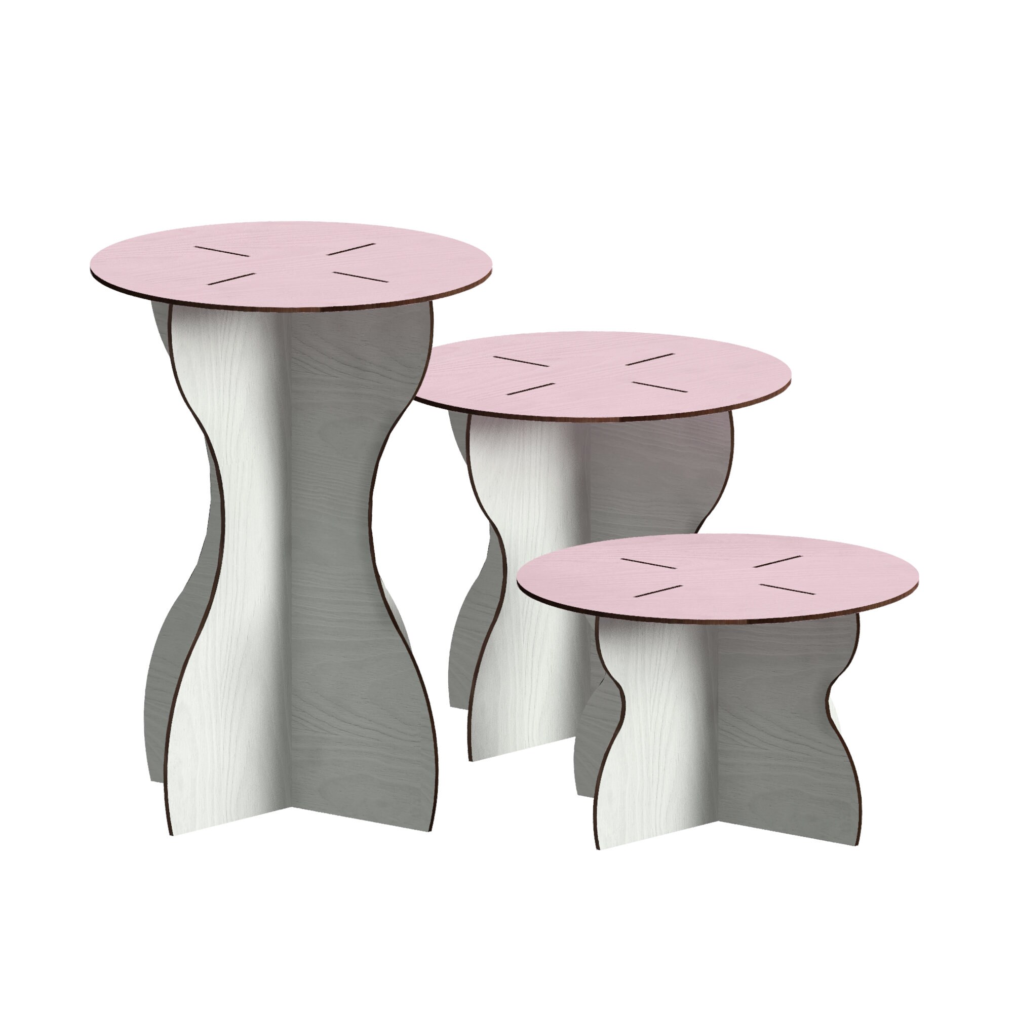 Table Setlaser Cut Files Laser Cut Template Vector for | Etsy