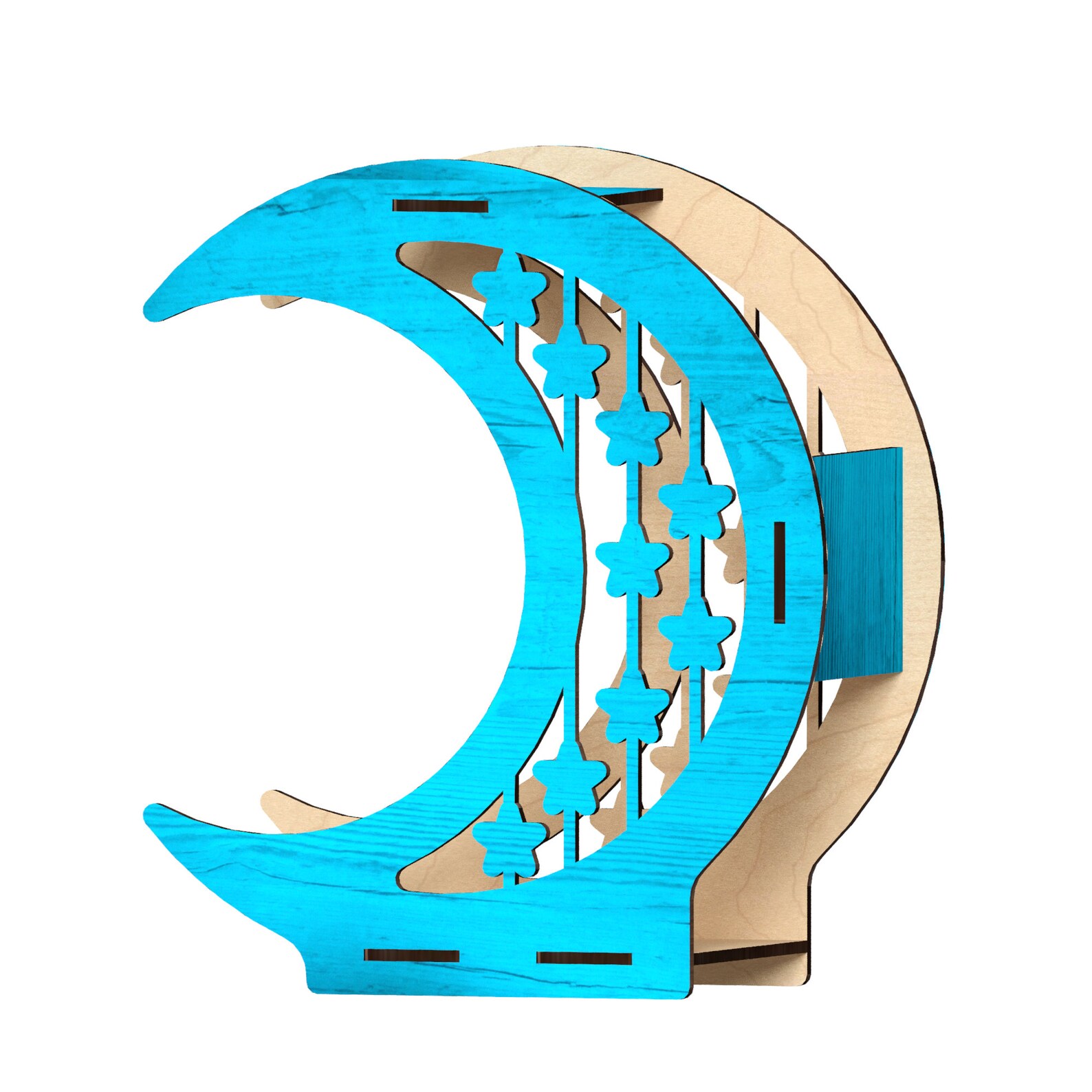 Moon Centerpiece Laser Cut Files Svgdxfpdfaicdreps - Etsy