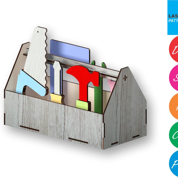 Toolbox Paper Template - Etsy