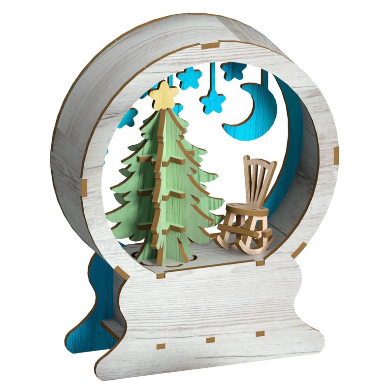 Snowball Christmas in Heaven Laser Cut Files - Etsy