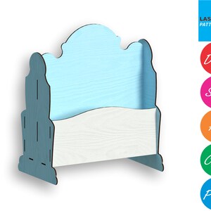 Magazine Holder Laser Cut Files Svgdxfpdfaicdreps - Etsy