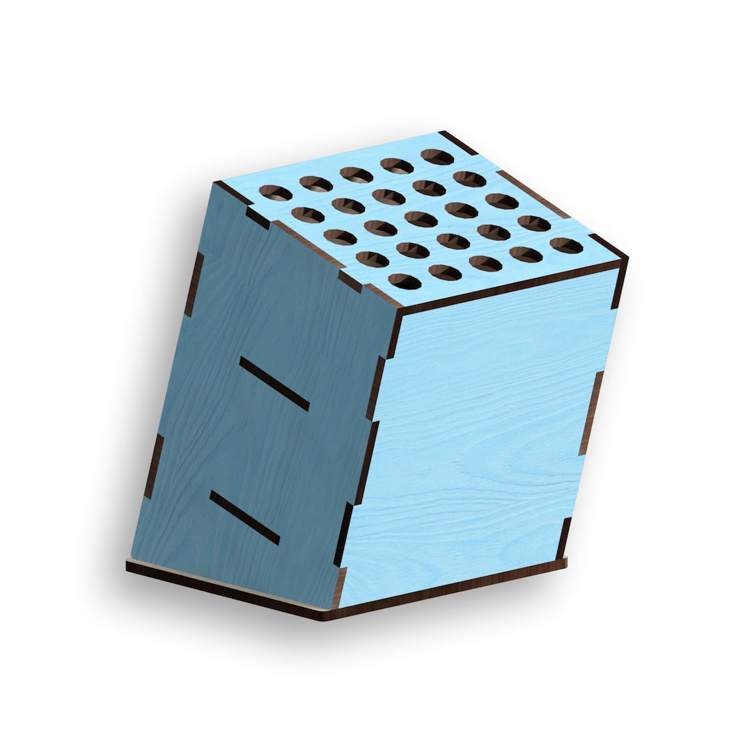 Pen Holder, Laser Cut Files Svgdxfpdfaicdreps Laser Files Instant ...