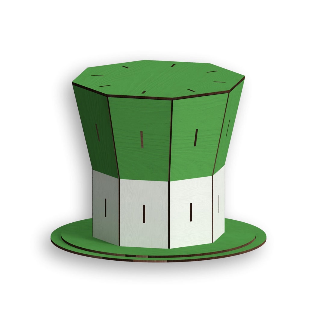 Medium Hat,laser Cut Files, Laser Cut Template, Vector for Laser, Laser ...