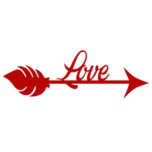 Love Arrow Laser Cut Files Svgdxfpdfaicdreps Laser - Etsy