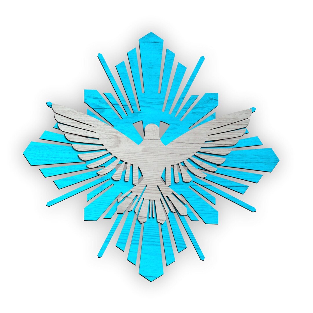 Holy Spirit, Laser Cut Files - Svg+dxf+pdf+ai+cdr+eps - Laser Files ...