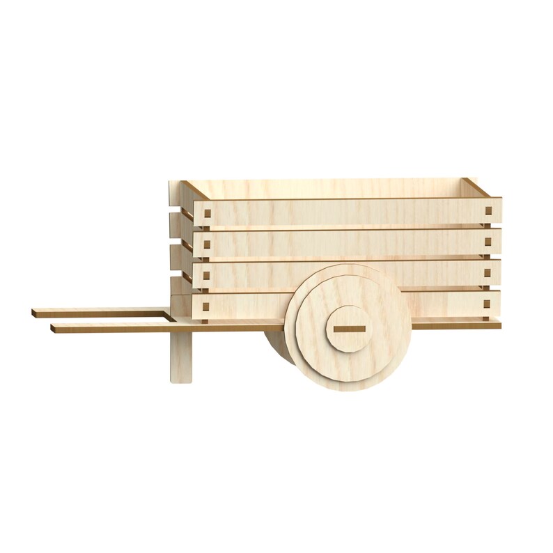 Flower Cart Laser Cut Files SvgDxfPdfAiCdrEps laser | Etsy