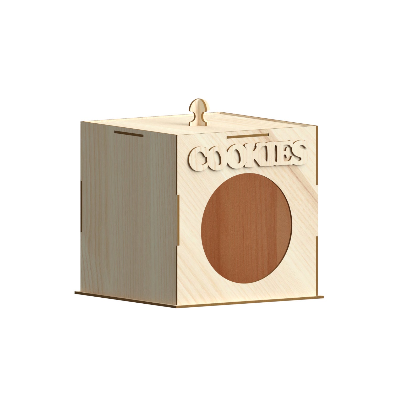 Vintage Cookies BoxLaser Cut Files laser cut template | Etsy