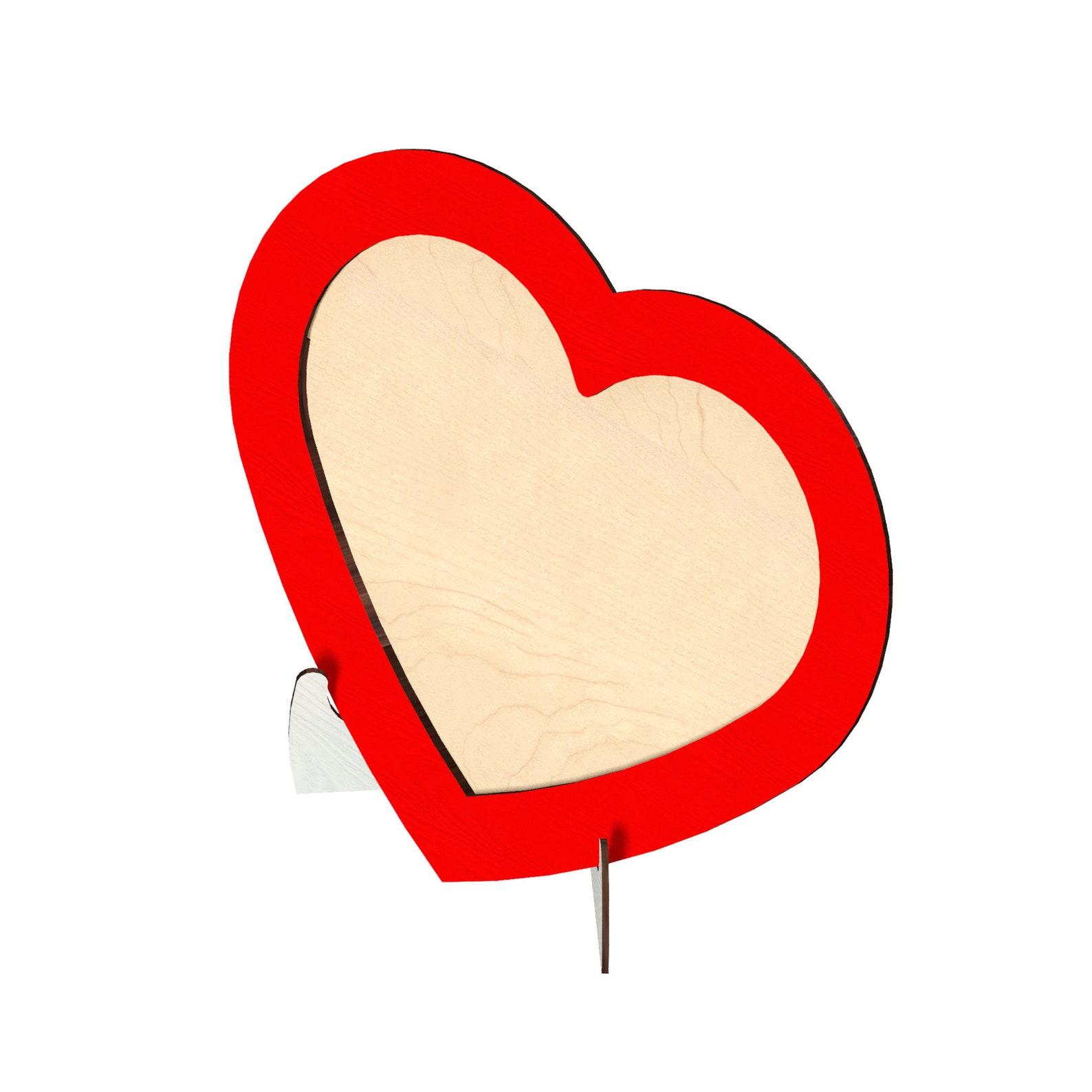 Heart Picture Frame Pattern Vector for Laser Cutting | Etsy