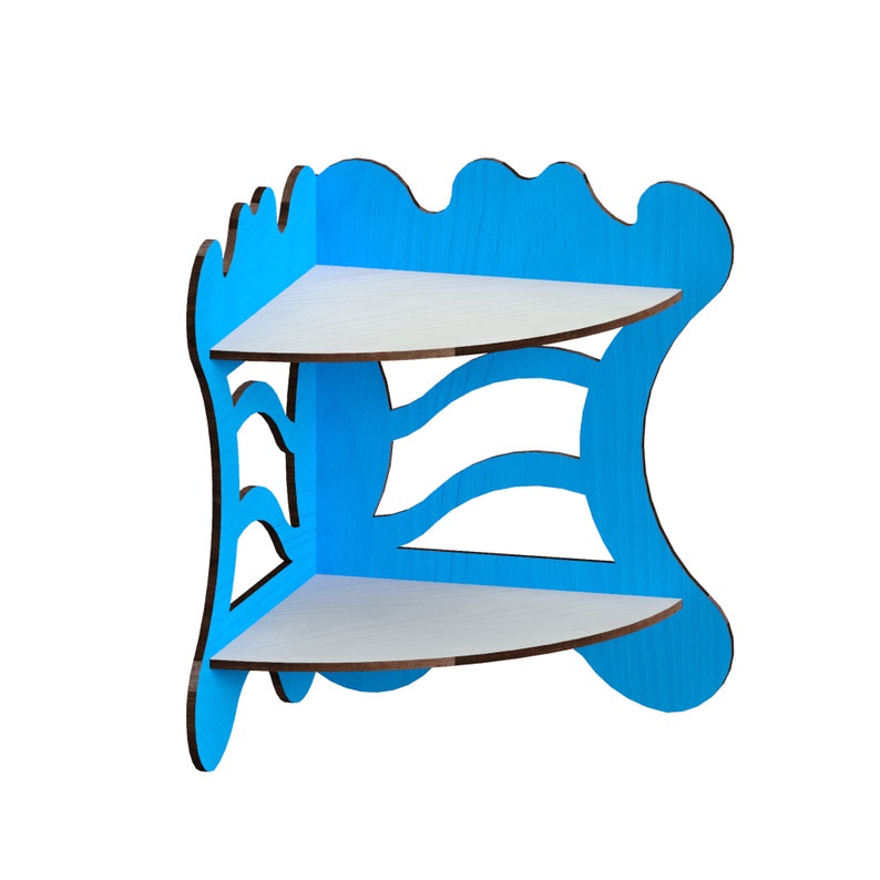 Corner Shelf Pattern Vector for Laser Cutting Cncsvglaser - Etsy