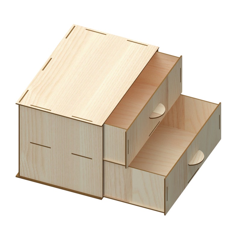 Drawer Laser Cut Files SvgDxfPdfAiCdrEps laser Files | Etsy