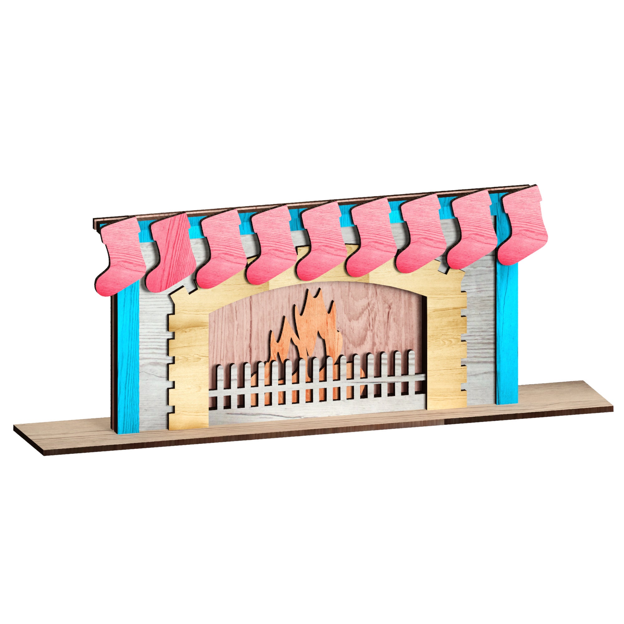 Fireplace Laser Cut Files Svgdxfpdfaicdreps Laser - Etsy UK