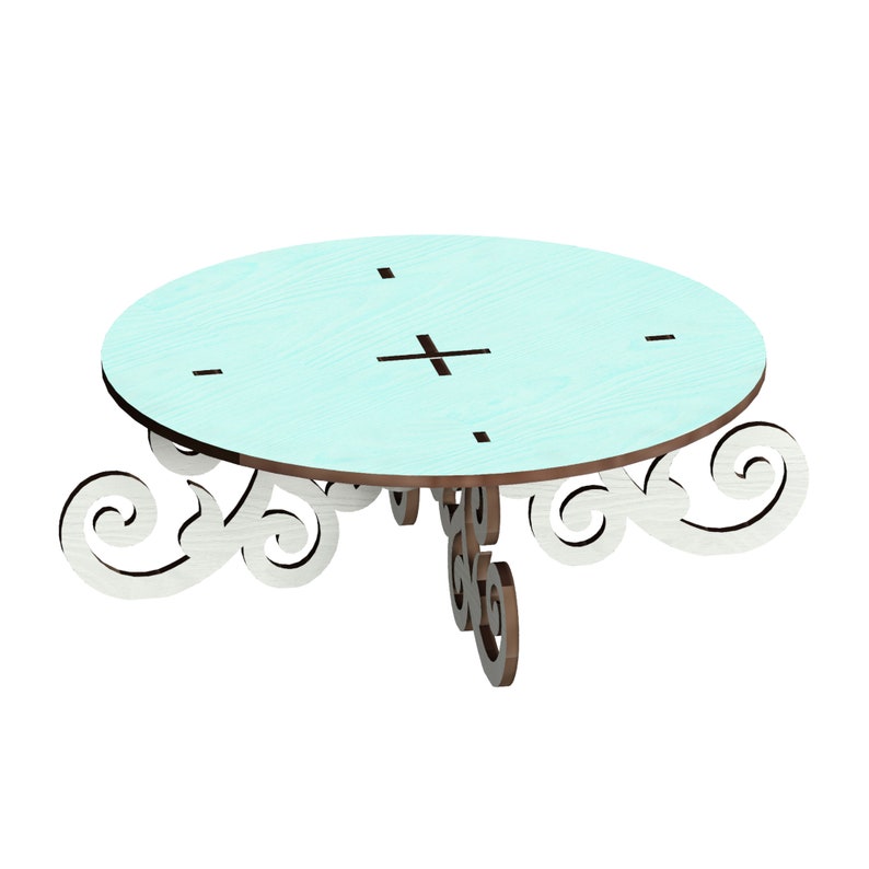 Laser Cut Cake Stand Template, Vector Model (digital Download) - Etsy