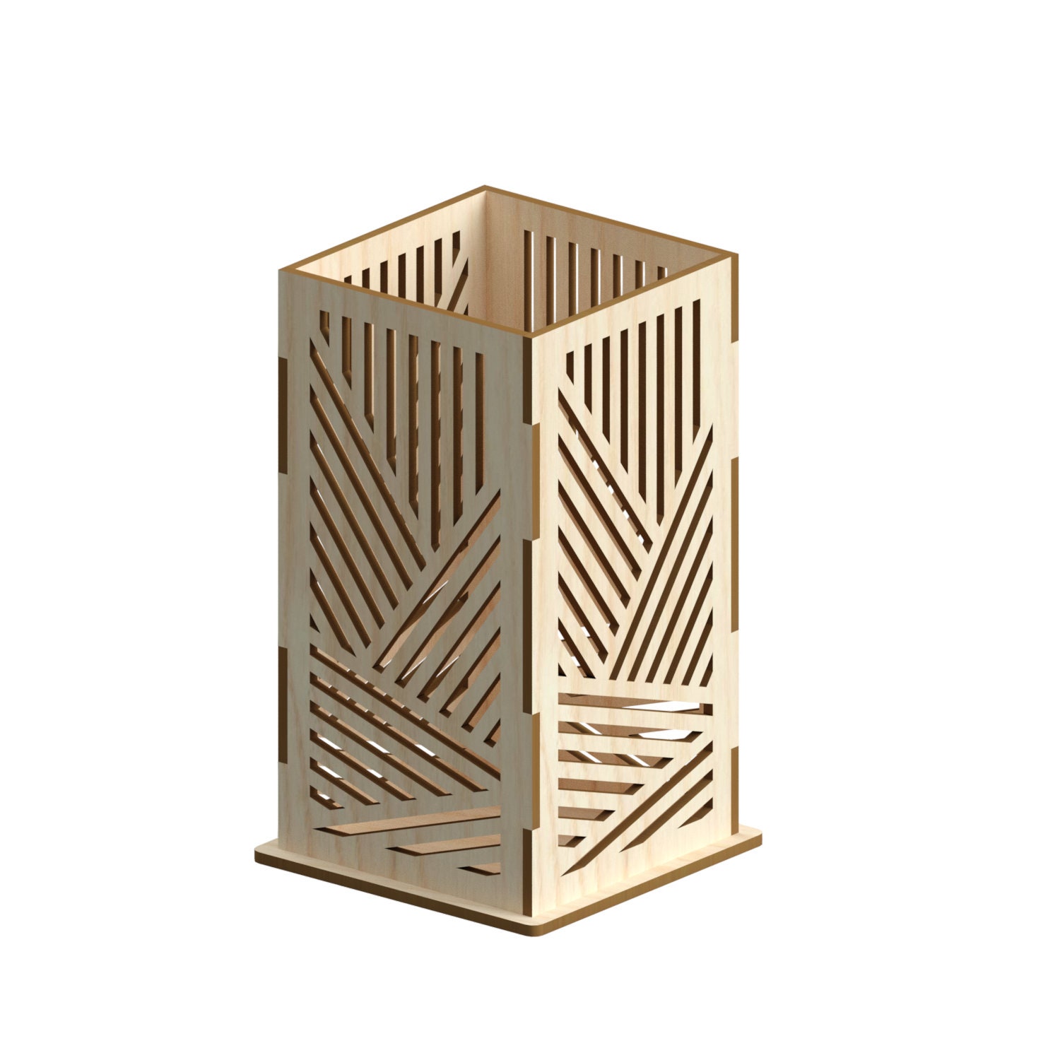 Pen Holder Laser Cut Files SvgDxfPdfAiCdrEps laser | Etsy