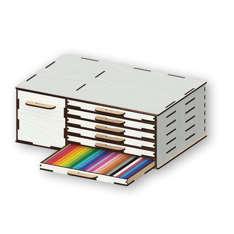 Pencil Box Svg - Etsy