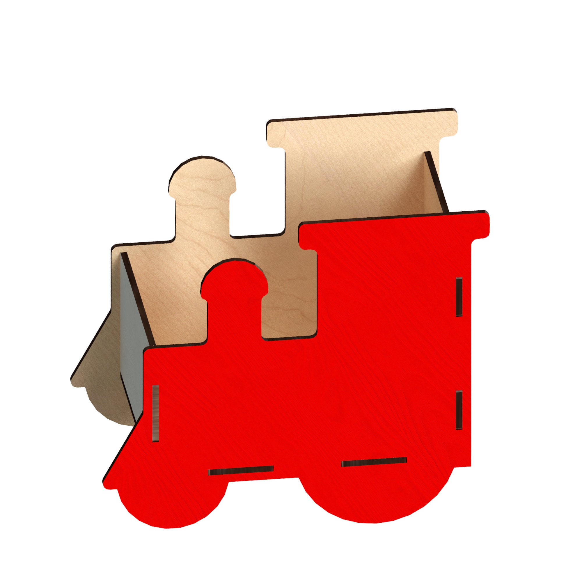 Train Boxlaser Cut Files Laser Cut Template Vector for | Etsy