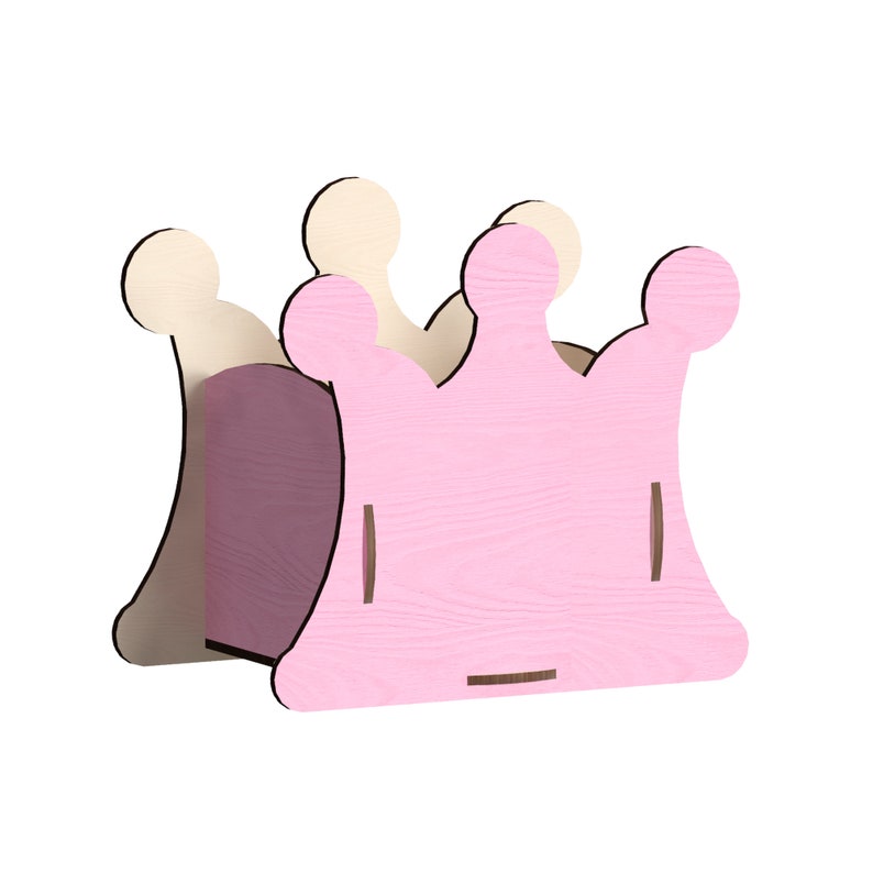 Crown Boxlaser Cut Files Laser Cut Template Vector for | Etsy