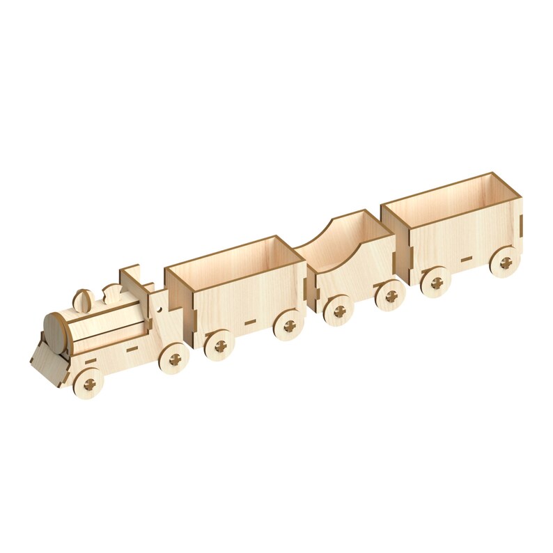 Little Train Laser Cut Files SvgDxfPdfAiCdrEps laser | Etsy