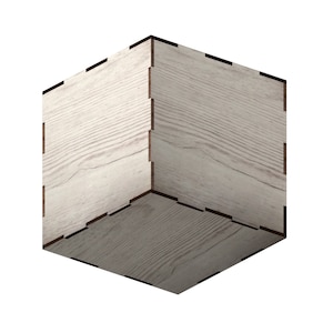 Cube 5x5x5 In, Laser Cut Files, Laser Cut Template, Laser Cut Pattern ...